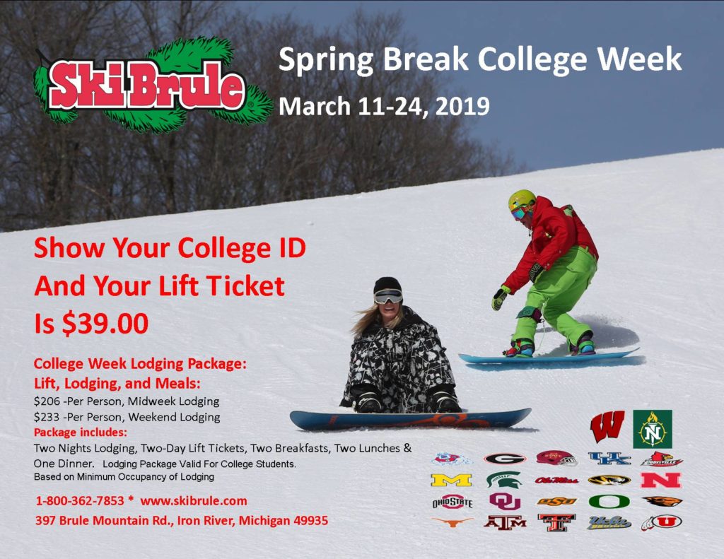 College Spring Break Ski Trip